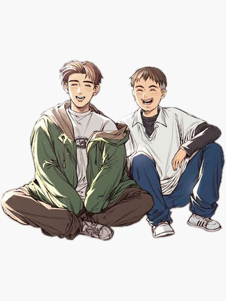 "Initial D: Takumi&Itsuki" Sticker for Sale by baconmastery | Redbubble
