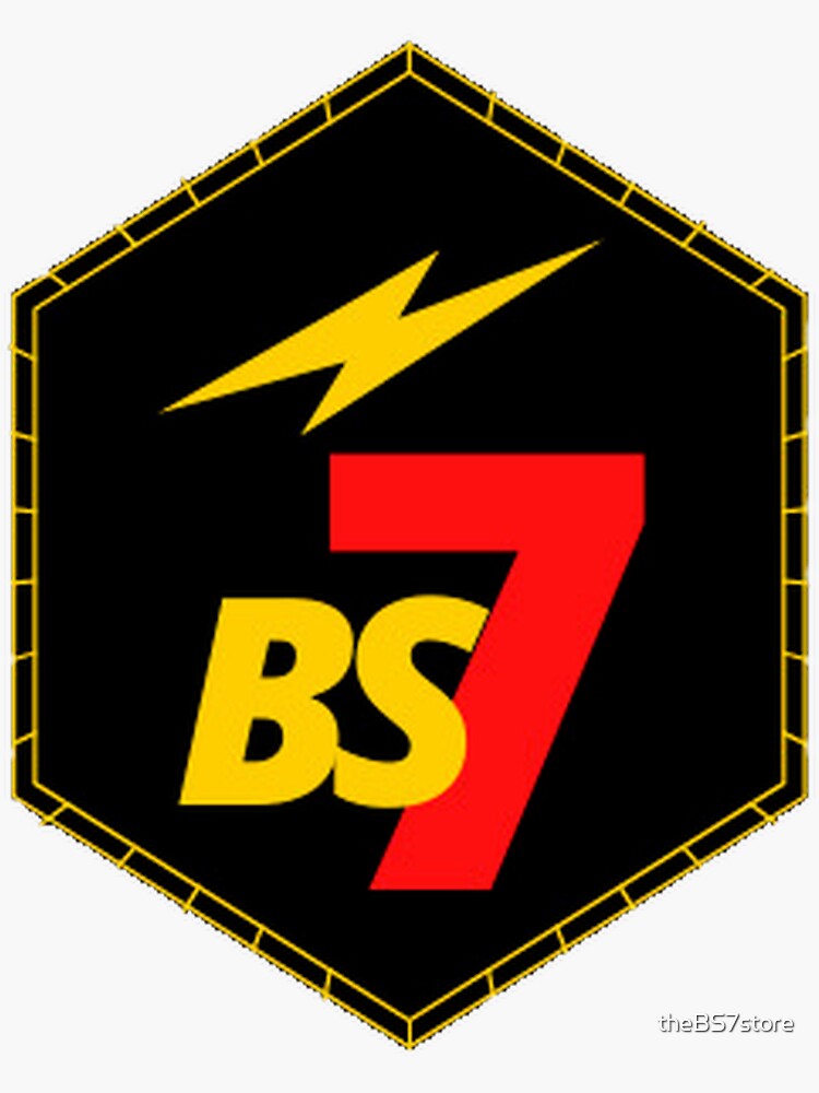 "BS7 Lightning Collection" Sticker by theBS7store | Redbubble