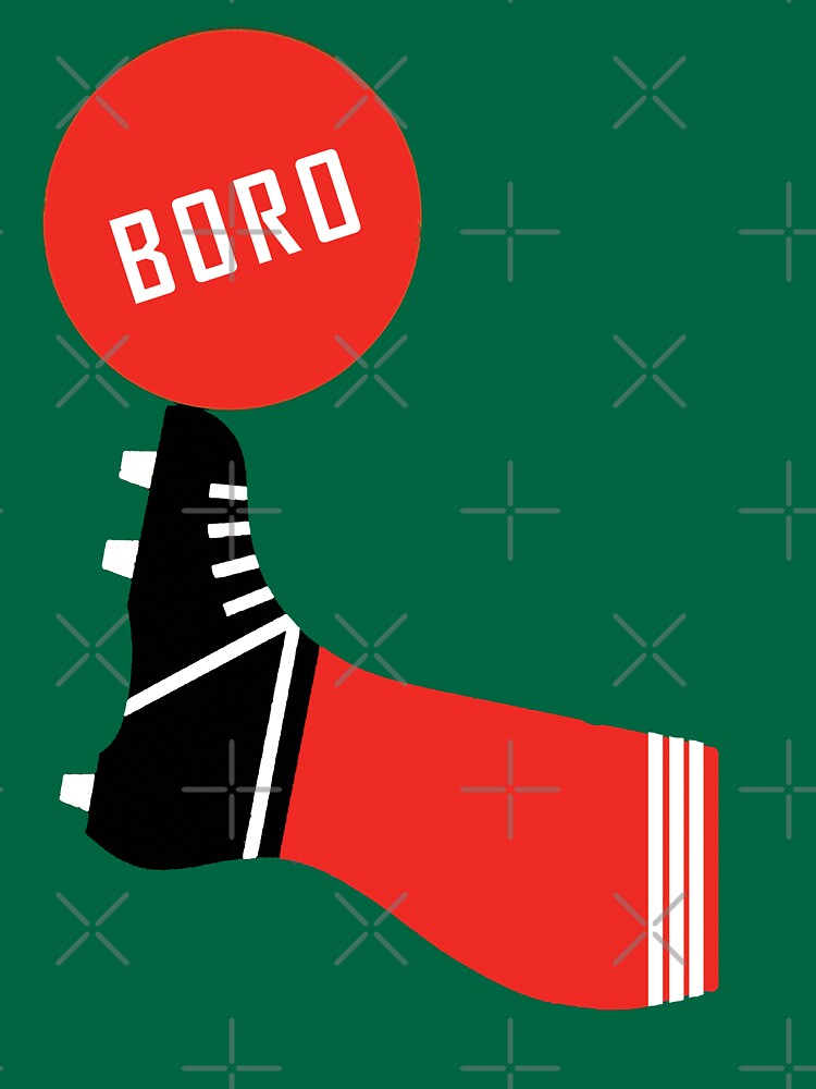 "Boro Football mfc" T-shirt for Sale by Luckythelab | Redbubble | boro ...