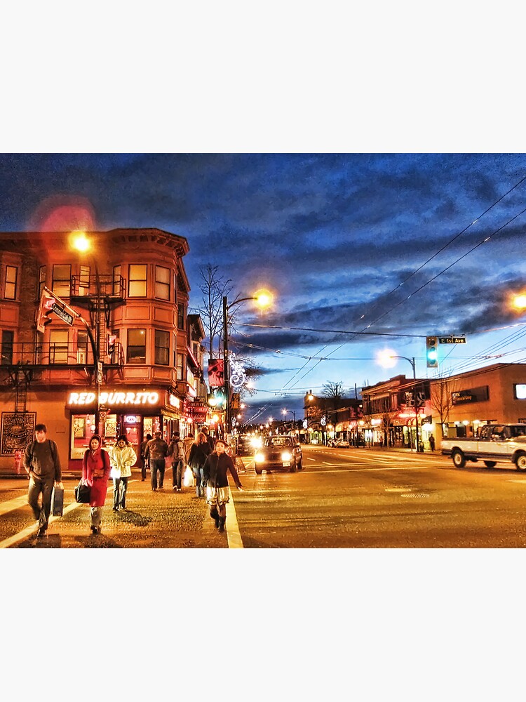"Commercial Drive Vancouver" Poster for Sale by Nick Kenrick ...