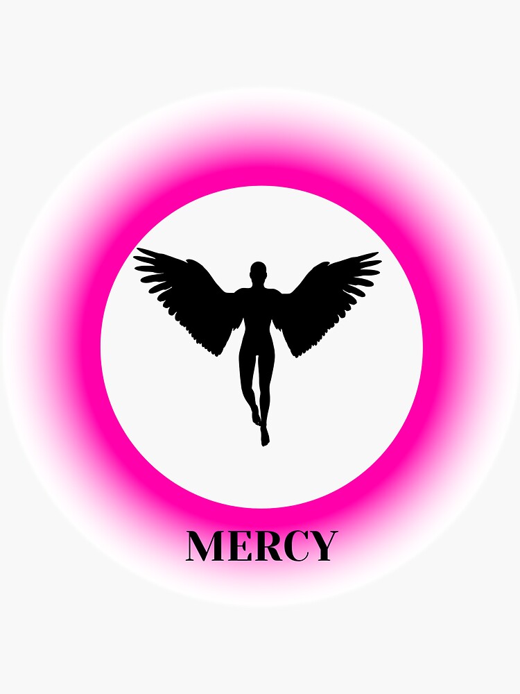 "Mercy " Sticker for Sale by kamalaventures | Redbubble