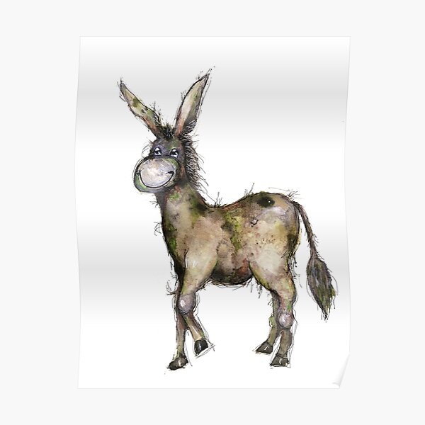 "Wonky donkey" Poster for Sale by dishmoptop | Redbubble