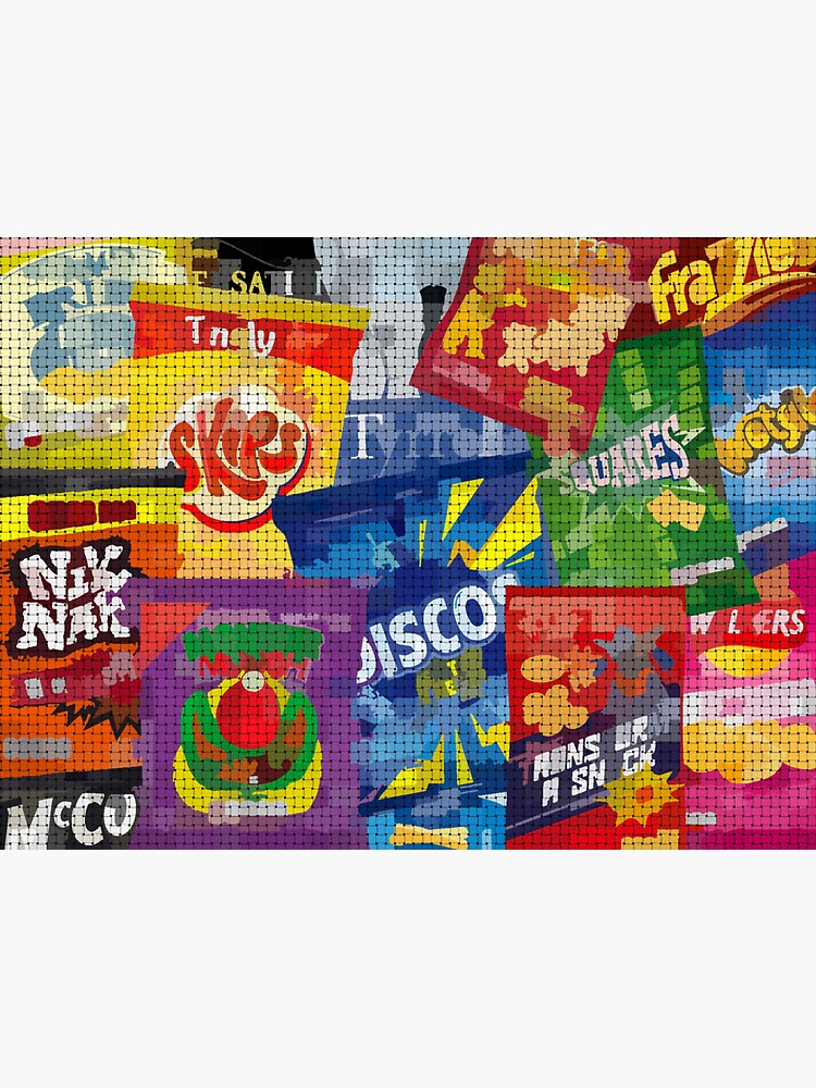 "Crisp Packet Montage" Sticker by EverydayTrash | Redbubble
