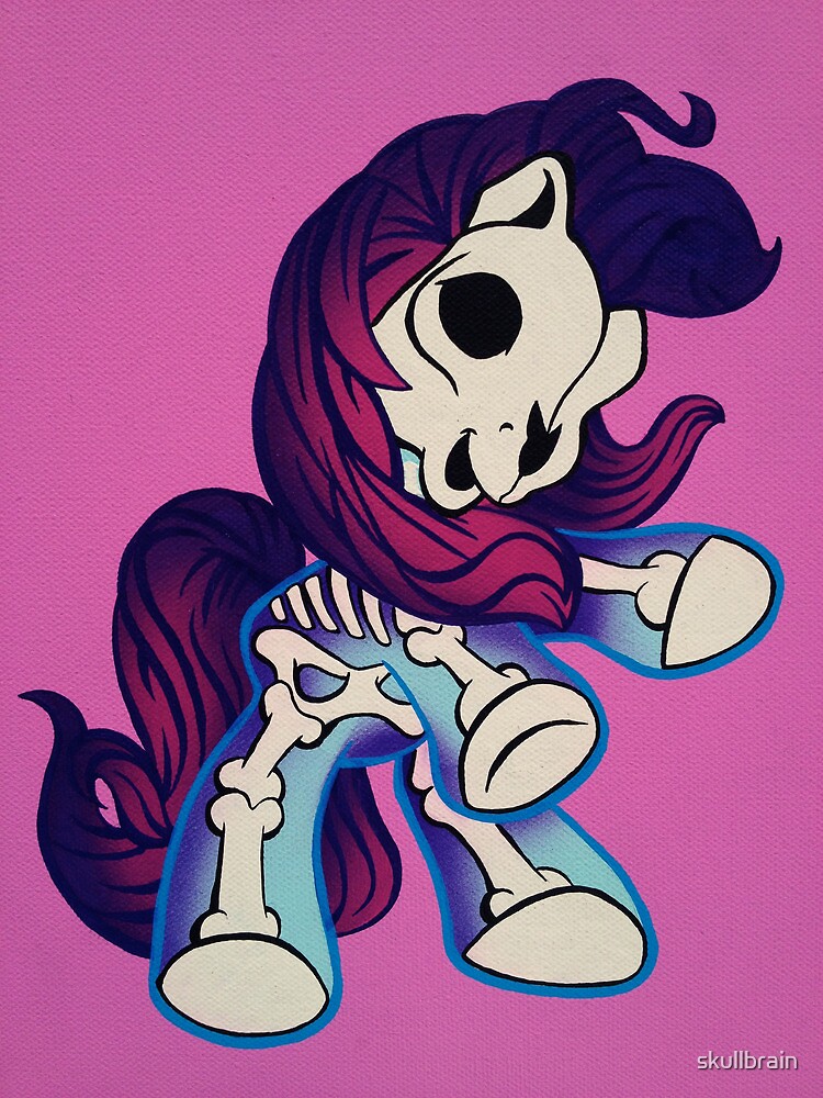 "My Little Bony" Framed Art Print for Sale by skullbrain | Redbubble