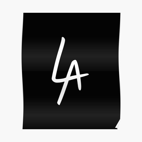 "Cool LA Letters - LA Symbol - Los Angeles Apparel - Los Angeles Print ...