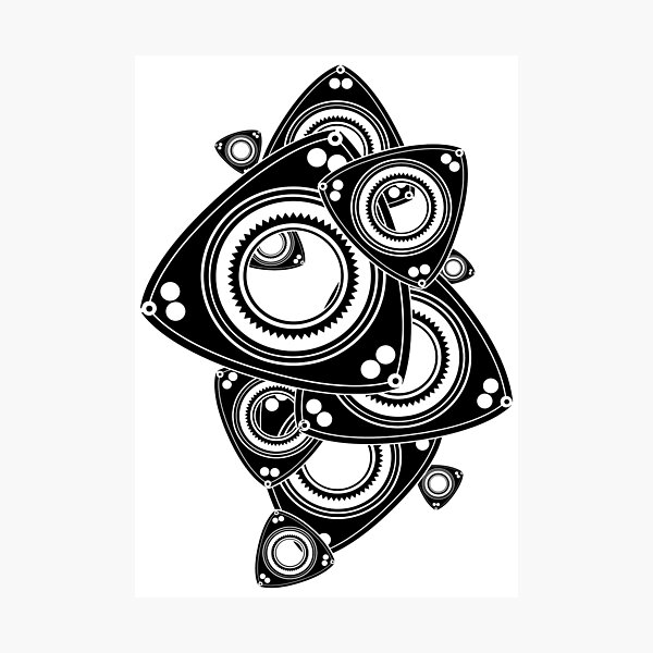 "Rotary dorito - wankel engine " Photographic Print by ElfenART | Redbubble