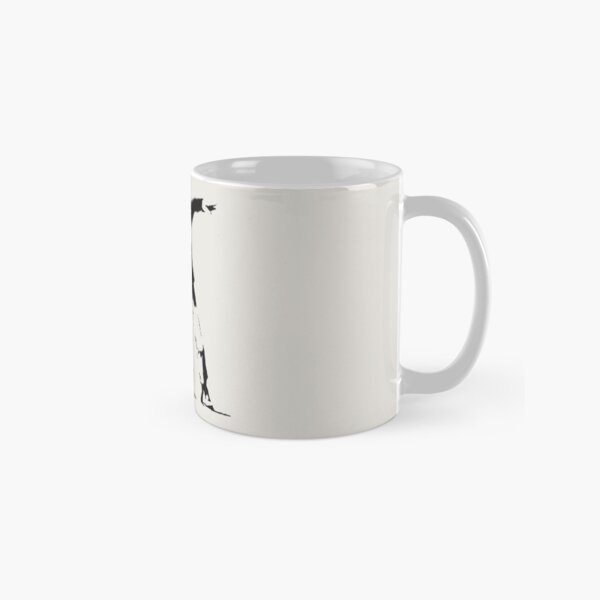 "Banksy - Flower thrower" Coffee Mug by HouseofBalloon | Redbubble
