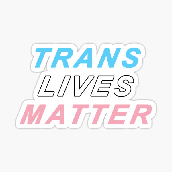 Stickers, Labels & Tags Trans Lives Matter Vinyl Bumper Sticker Paper ...