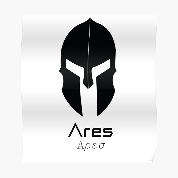 "Ares Logo" Poster for Sale by Artology06 | Redbubble