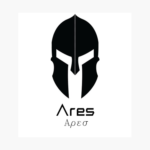"Ares Logo" Photographic Print for Sale by Artology06 | Redbubble