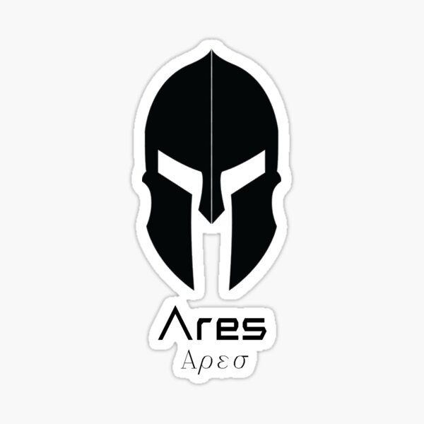 "Ares Logo" Sticker for Sale by Artology06 | Redbubble