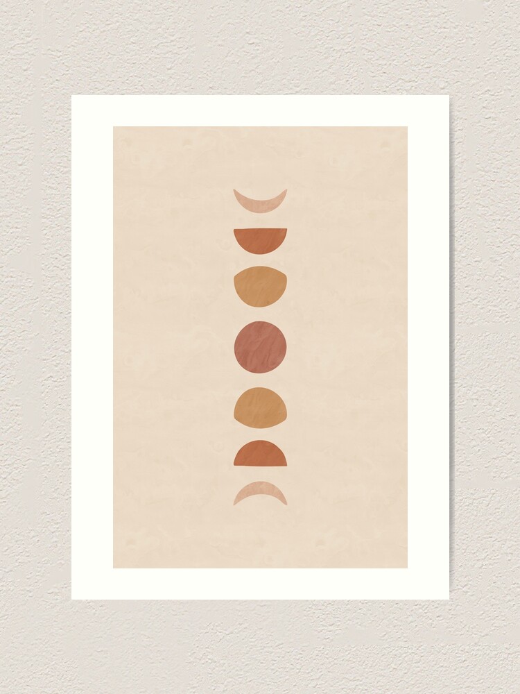 "Boho Moon Phases" Art Print for Sale by ClassicKatsara | Redbubble