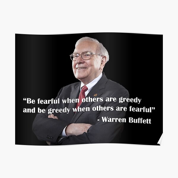 "Warren Buffett Investing Quote Be Fearful When Others Are Greedy ...