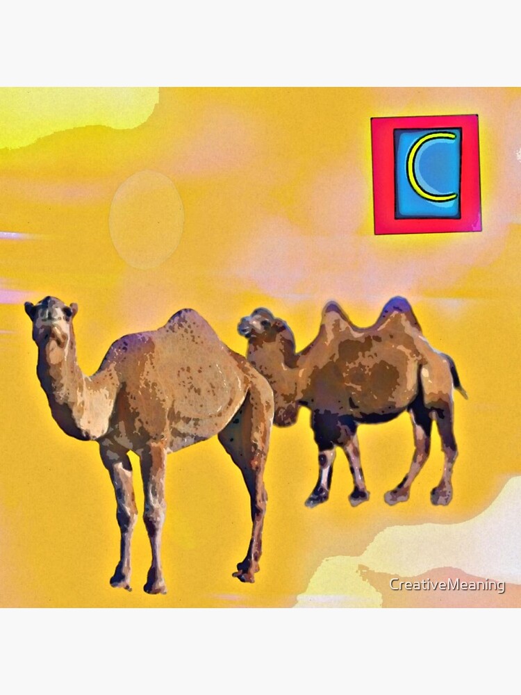 "C is for Camel" Poster by CreativeMeaning | Redbubble