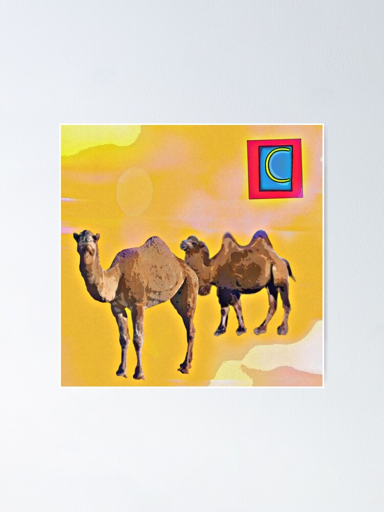 "C is for Camel" Poster by CreativeMeaning | Redbubble