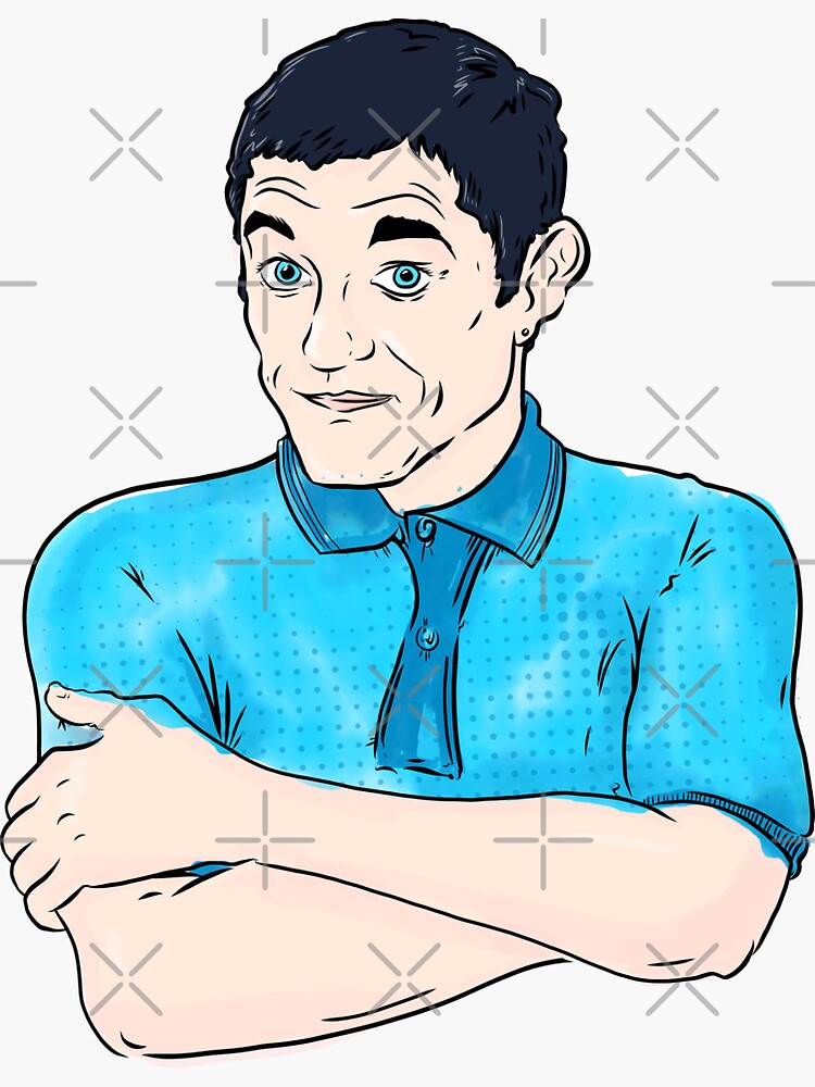 "Gavin" Sticker for Sale by Dan Pritchard | Redbubble