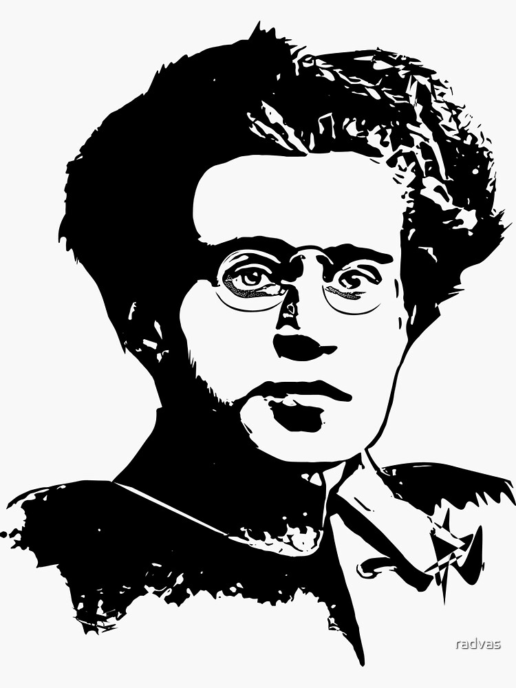 "Antonio Gramsci" Sticker for Sale by radvas | Redbubble