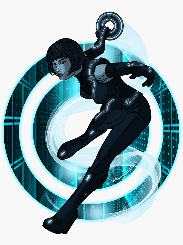 "Quorra, the last ISO" Sticker for Sale by wmfl1980 | Redbubble