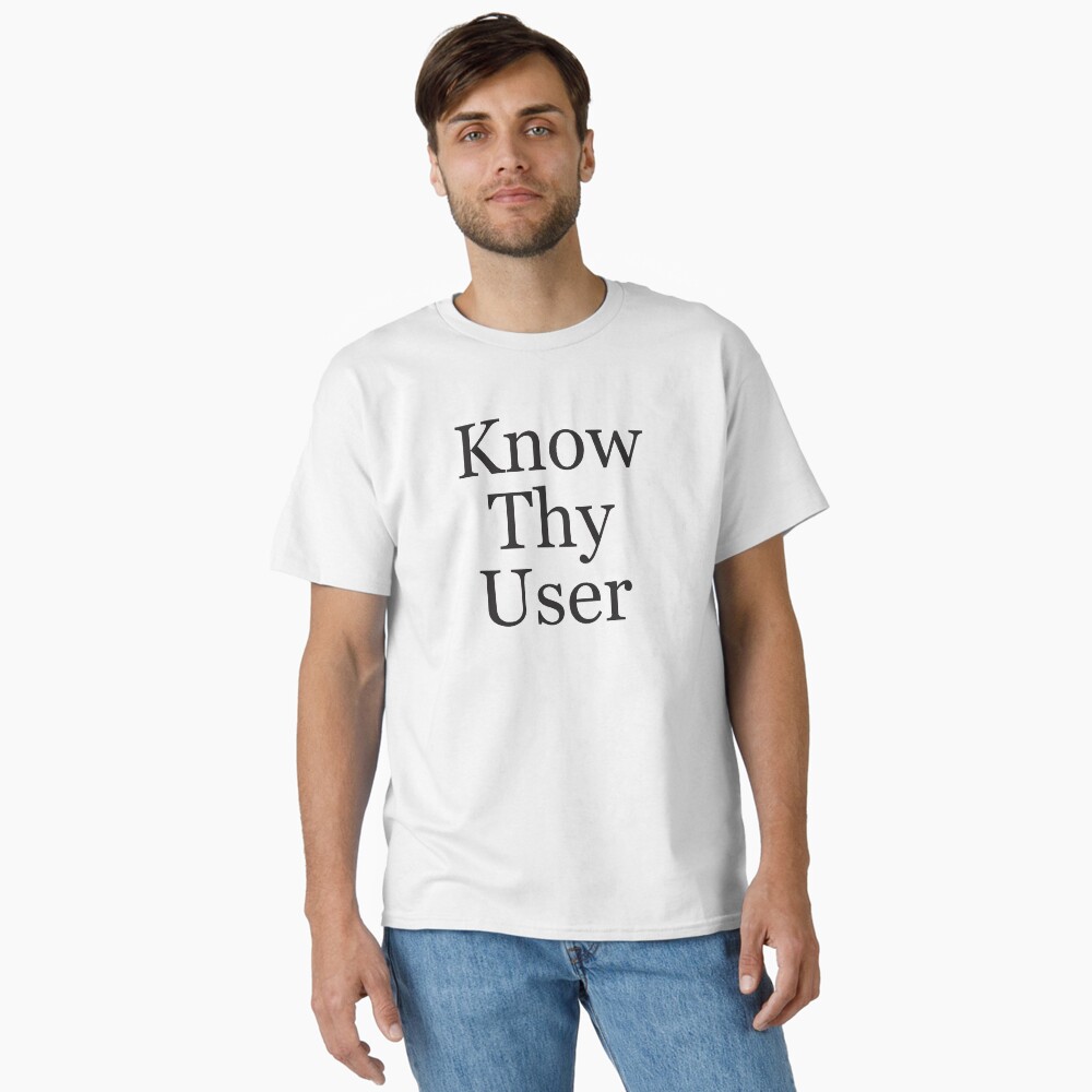 "Know Thy User" Sticker for Sale by dailymonster | Redbubble