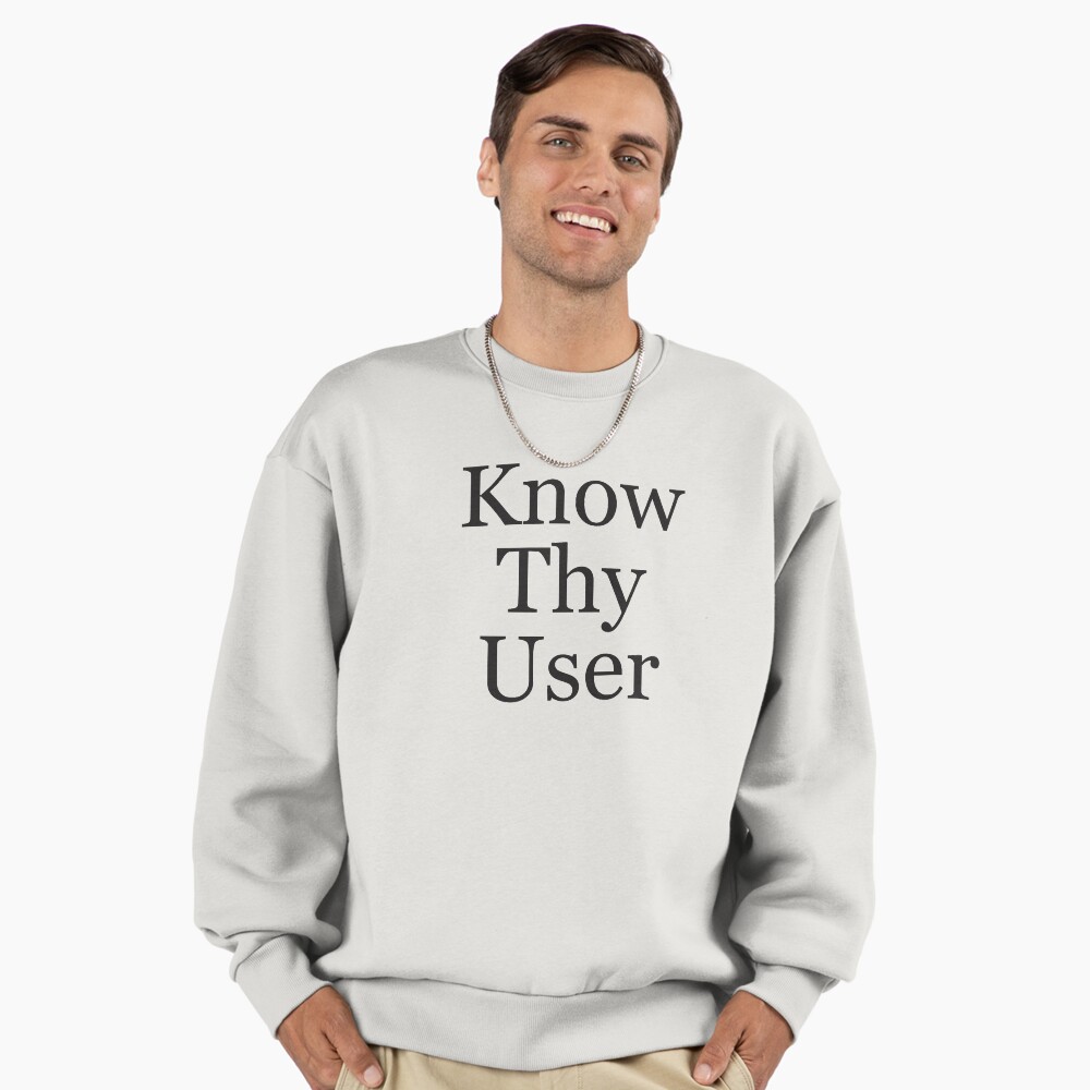 "Know Thy User" Sticker for Sale by dailymonster | Redbubble