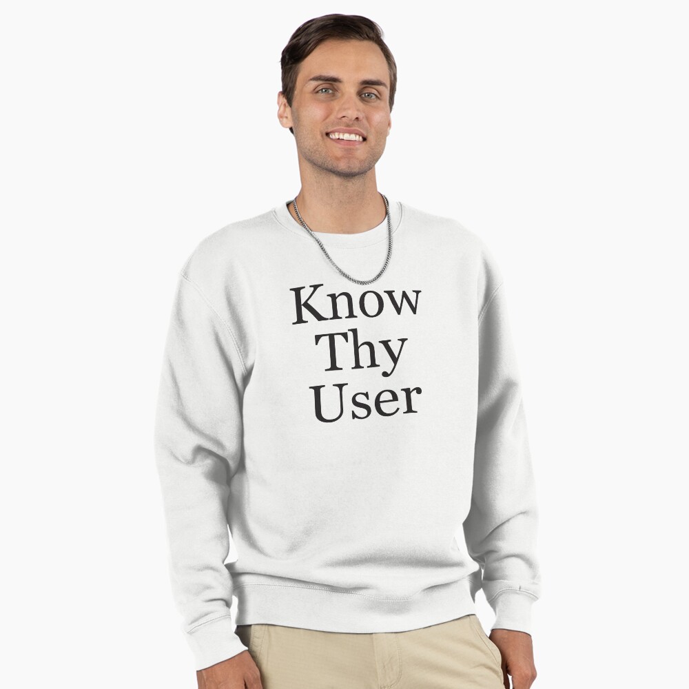 "Know Thy User" Sticker for Sale by dailymonster | Redbubble