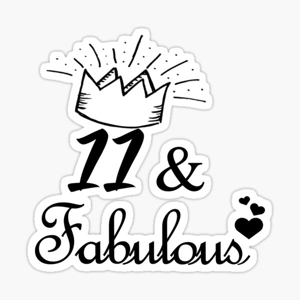 11th Birthday Stickers | Redbubble