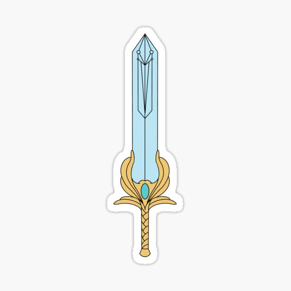 "She-Ra Sword" Sticker for Sale by theloneblonde | Redbubble