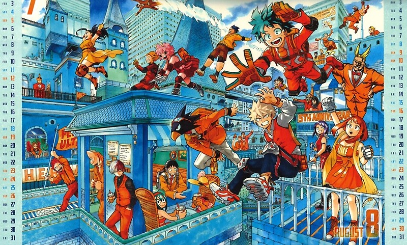 "MHA Chapter 235 Full Colour Spread" by Lumyoss | Redbubble