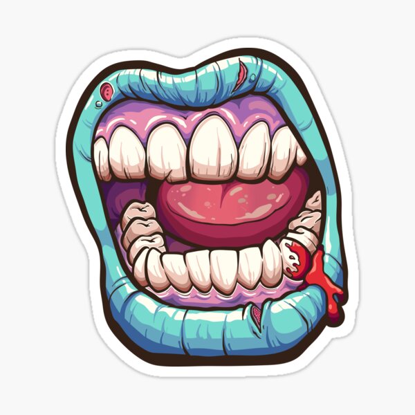 "Grrr" Sticker by Rusembell | Redbubble
