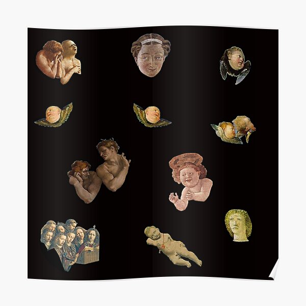 "Renaissance sticker pack " Poster for Sale by P47D47 | Redbubble