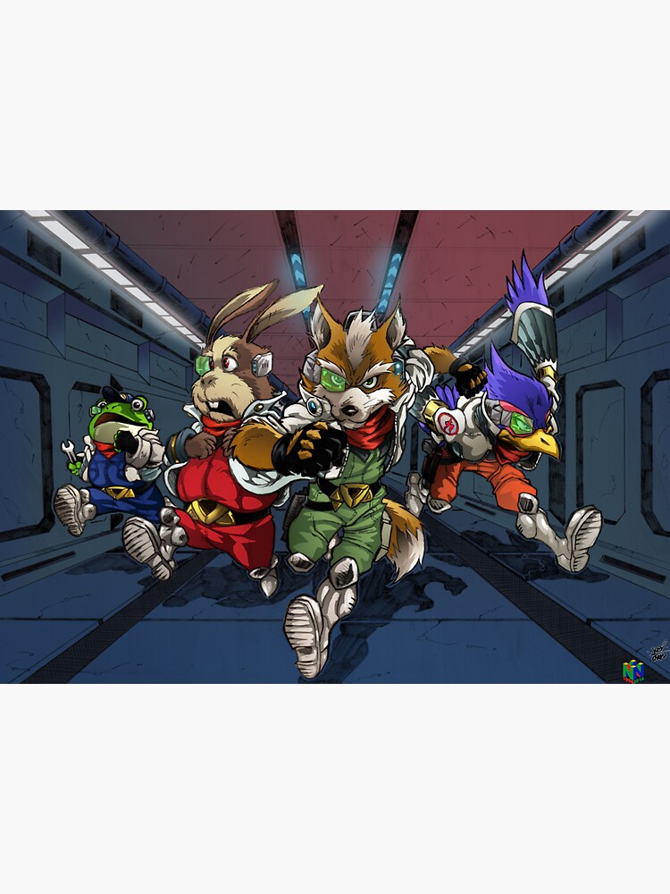 "Star Fox Team" Sticker by rsjmg1992 | Redbubble