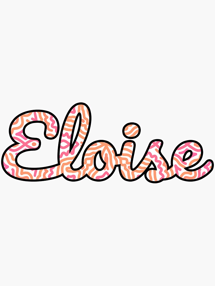 "Eloise Handwritten Name" Sticker for Sale by inknames | Redbubble