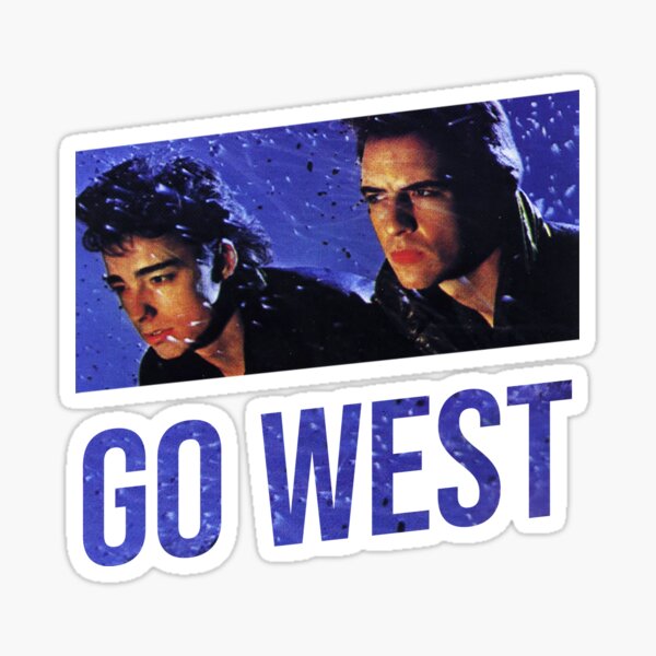 "Go West" Sticker for Sale by davidmm99 | Redbubble