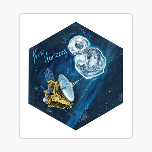 "New Horizons" Sticker by anproart | Redbubble