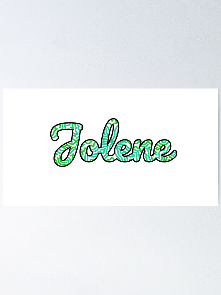 "Jolene Handwritten Name" Poster by inknames | Redbubble