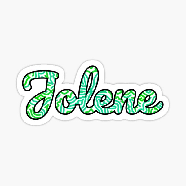 "Jolene Handwritten Name" Sticker for Sale by inknames | Redbubble