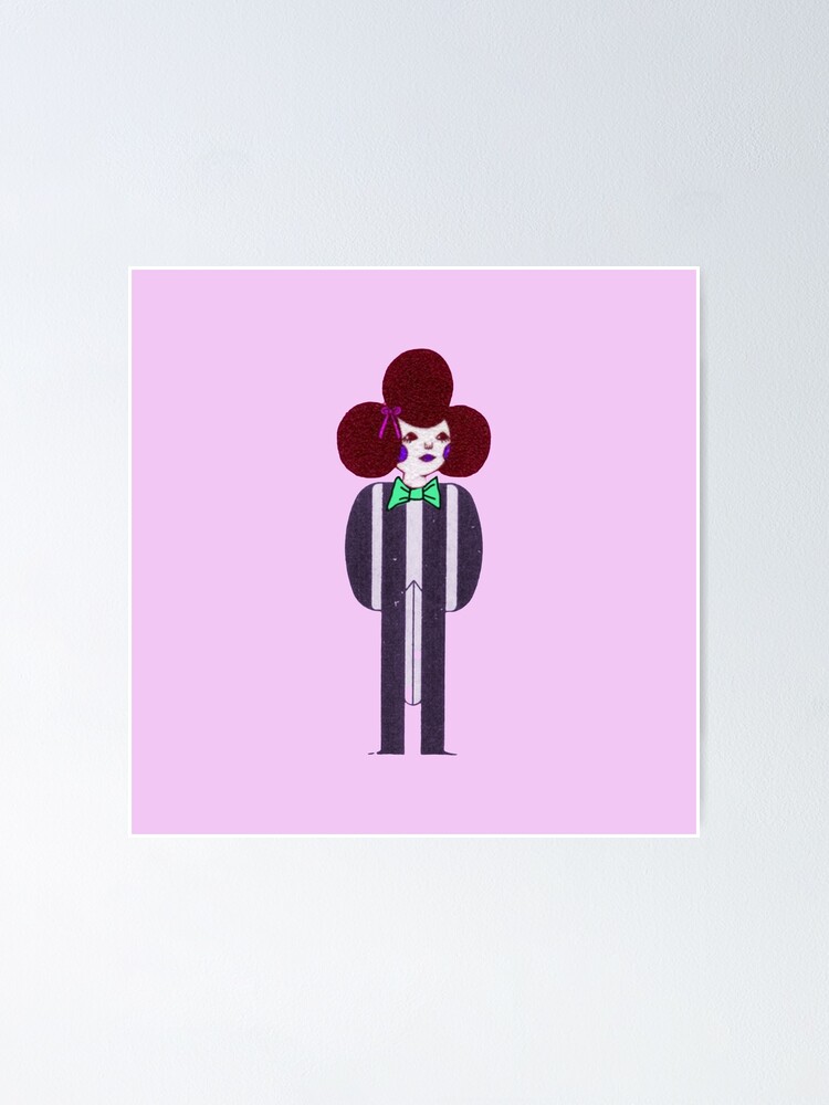 "Who is she?!" Poster for Sale by velvetimposter | Redbubble