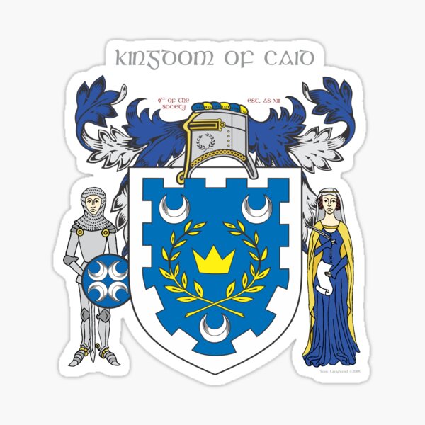 "Kingdom of Caid" Sticker by greyhand | Redbubble