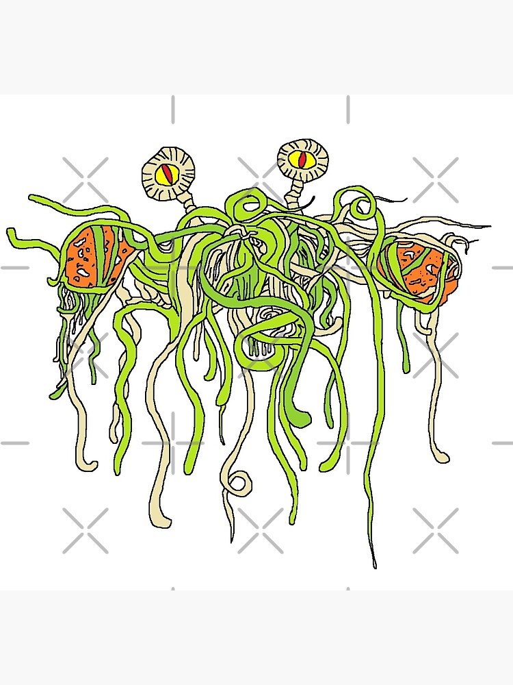 "Flying Spaghetti Monster FSM" Sticker for Sale by ultrastooge | Redbubble