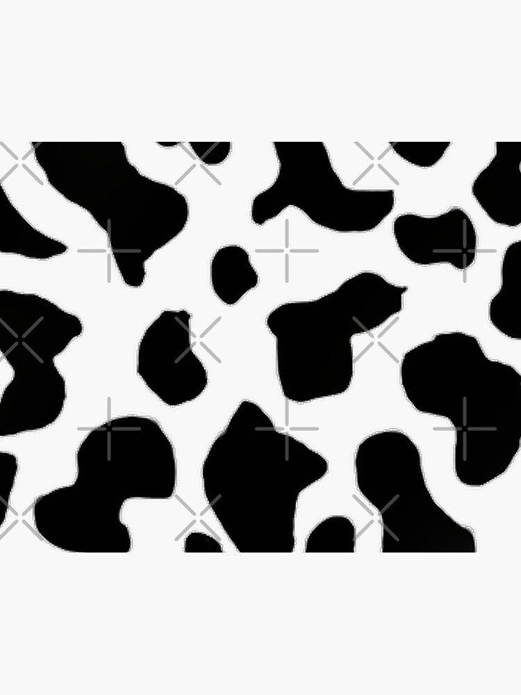 "Black cow print" Sticker for Sale by theladiesart | Redbubble