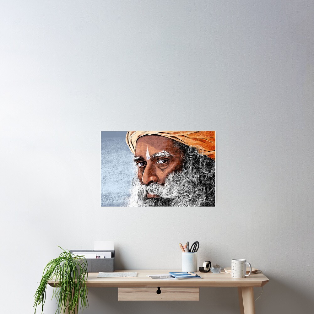 "Sadhguru" Poster by Raxstar | Redbubble