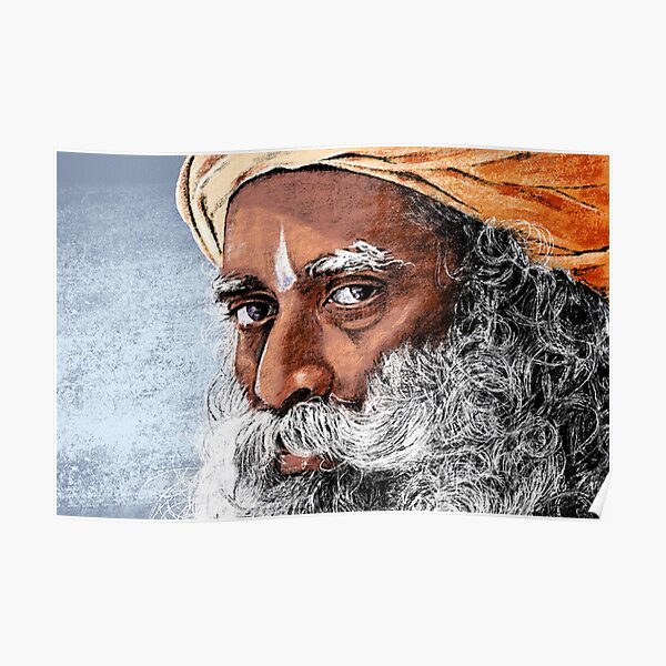 "Sadhguru" Poster by Raxstar | Redbubble