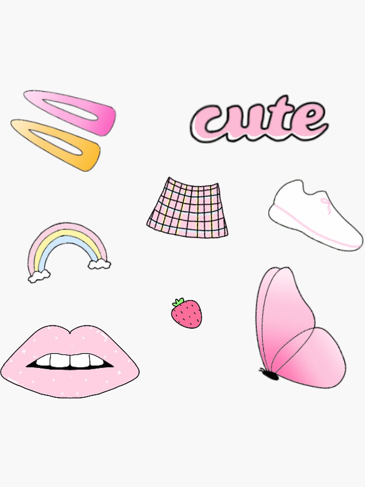"Soft Girl Sticker Pack" Sticker by 00brooke00 | Redbubble