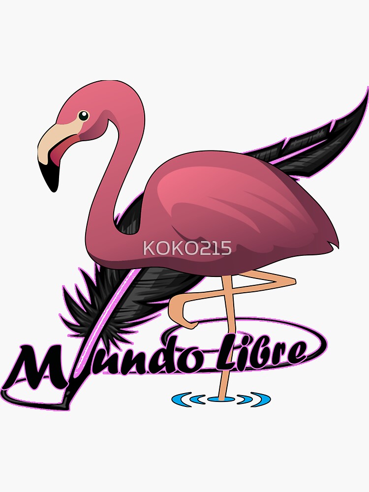 "Flamingo bird" Sticker for Sale by KOKO215 | Redbubble