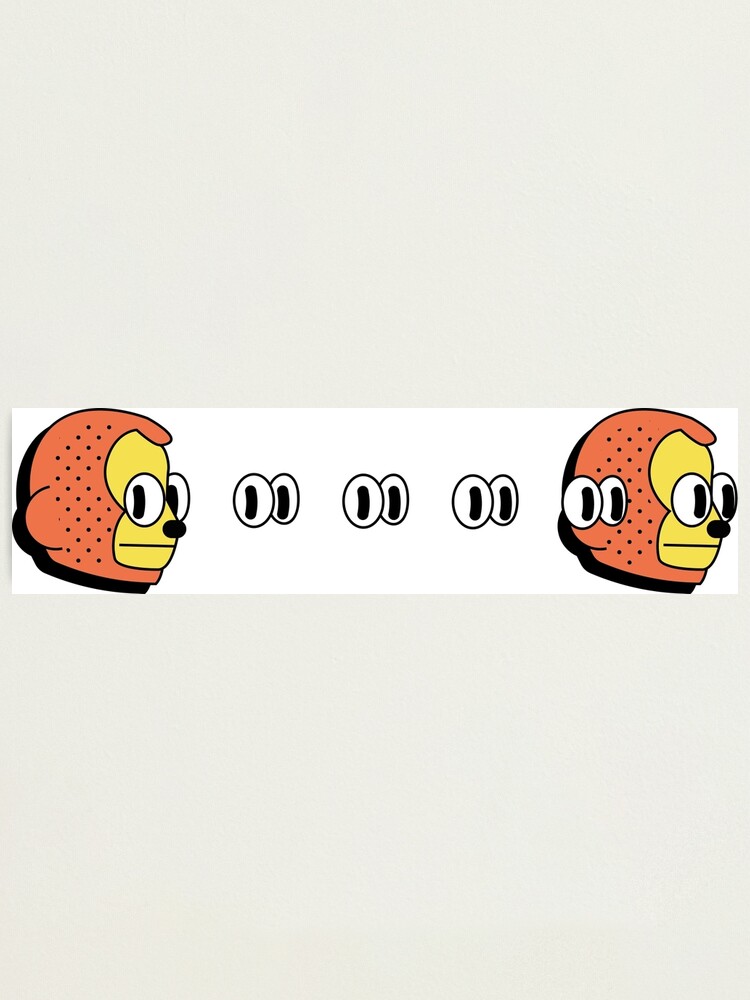 "Side Eye Puppet Meme trippy eyes 2" Photographic Print by MemesnDeams ...