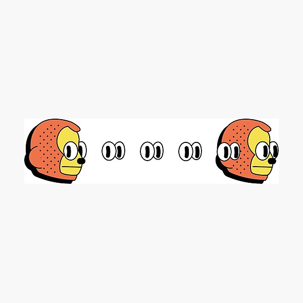 "Side Eye Puppet Meme trippy eyes 2" Photographic Print by MemesnDeams ...