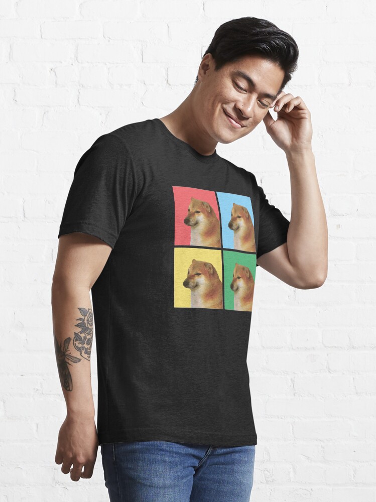 "Cheems - Doge Cover" T-shirt for Sale by Ettore13 | Redbubble | cheems ...
