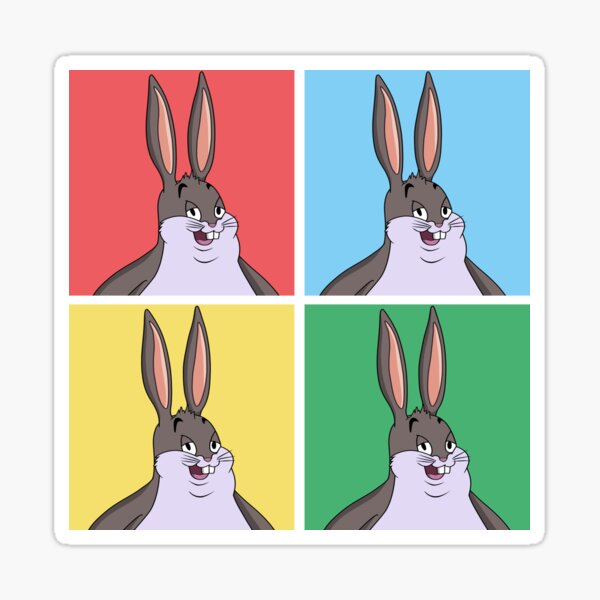 "Big Chungus Cover" Sticker by Ettore13 | Redbubble