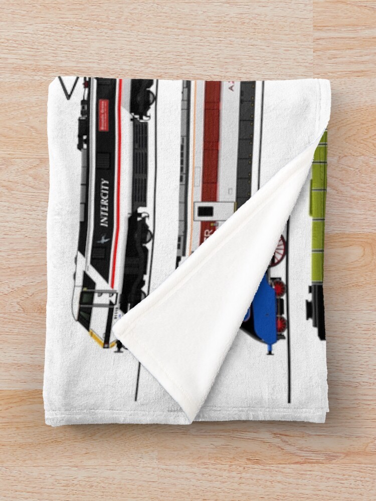 "BRITISH TRAINS" Throw Blanket for Sale by CraigMatthews | Redbubble