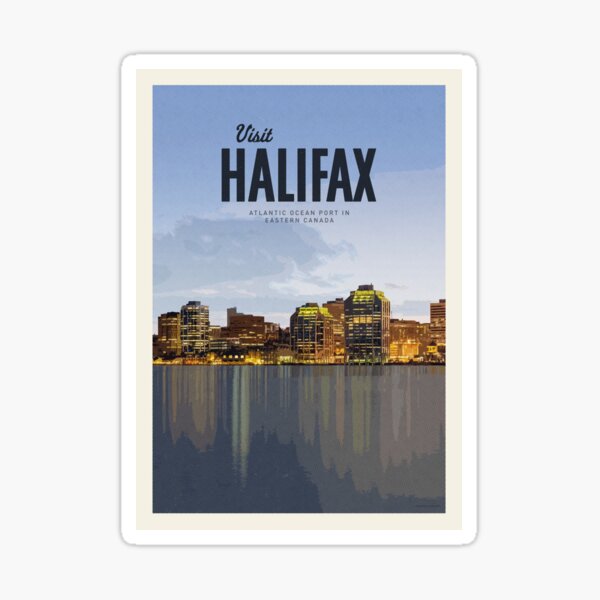 "Visit Halifax" Sticker by CallumGardiner | Redbubble
